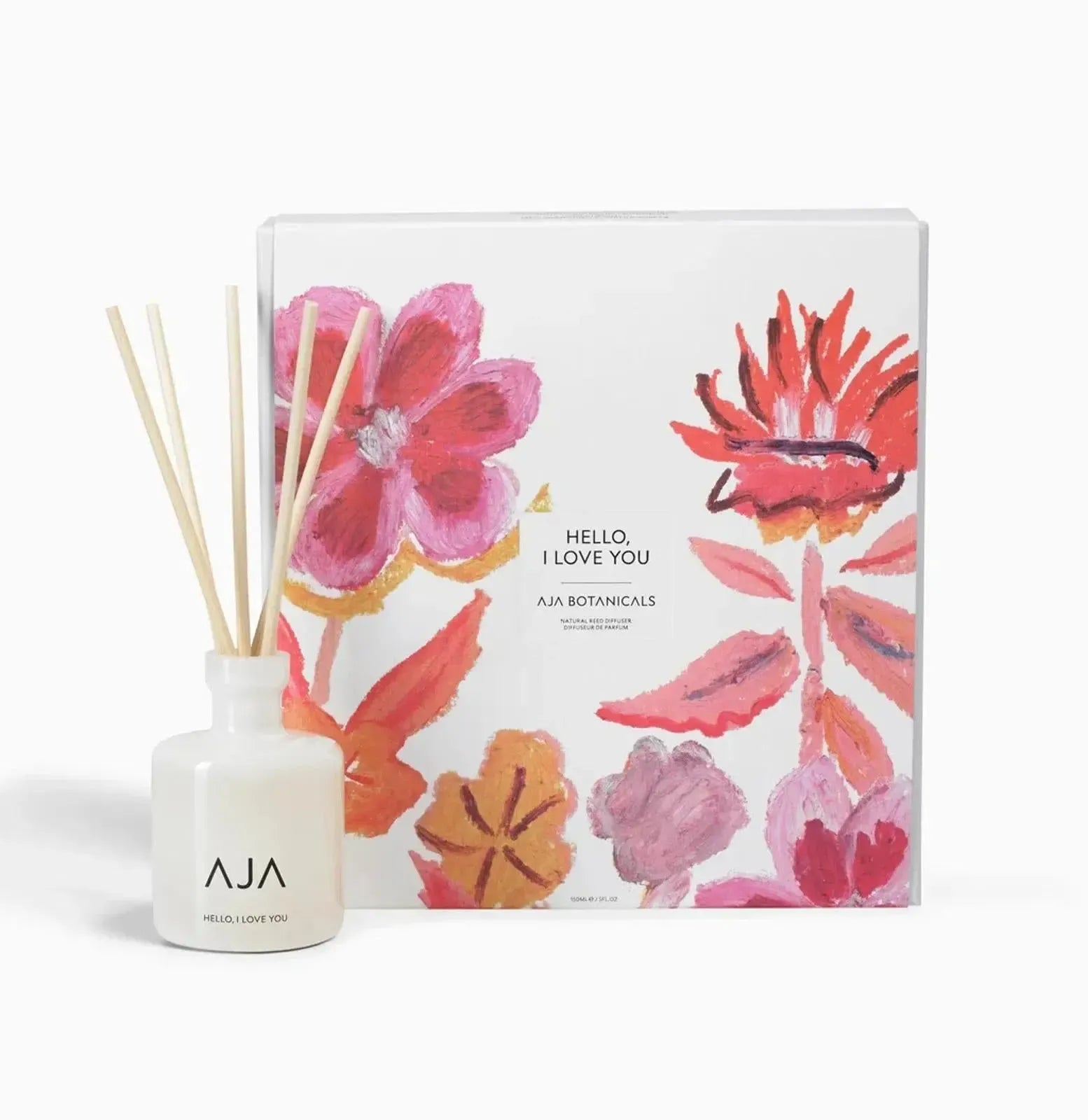 AJA Botanicals Hello, I Love You Diffuser White